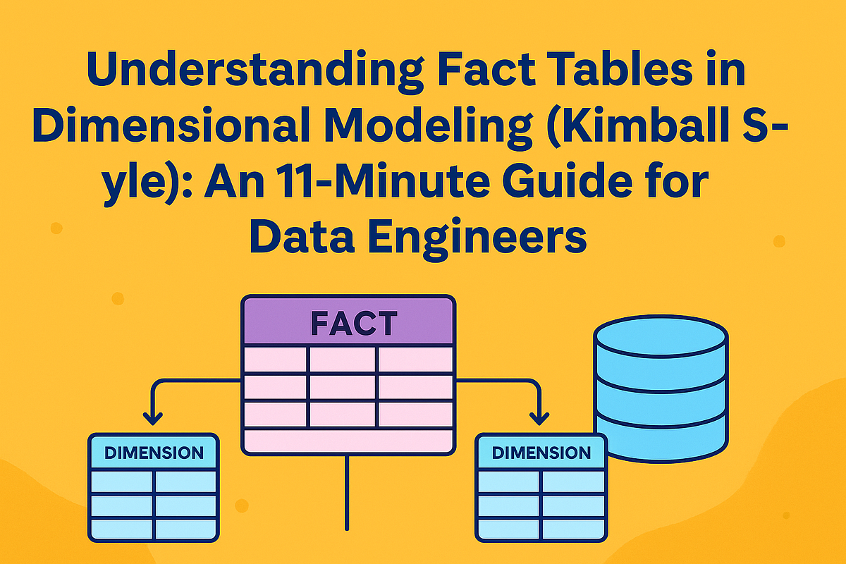 Understanding Fact Tables in Dimensional Modeling(Kimball Style) | Data ...