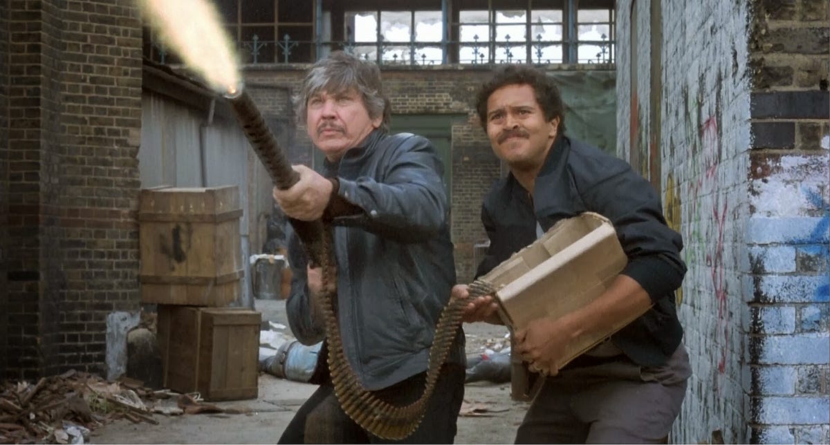 Death Wish 3 (1985). An ultra-violent, surrealistic cartoon… | by Matthew Puddister | Medium