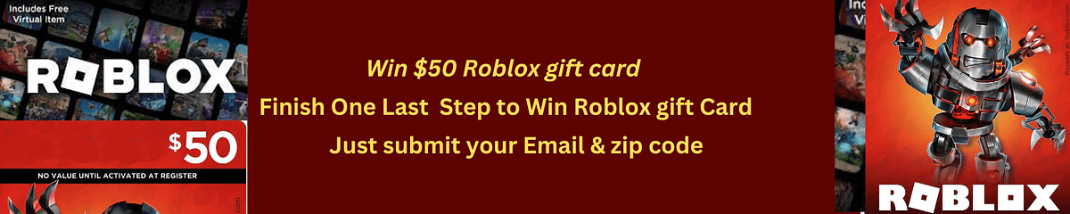 free gift card codes roblox. | by Jeffrey Davis | May, 2024 | Medium