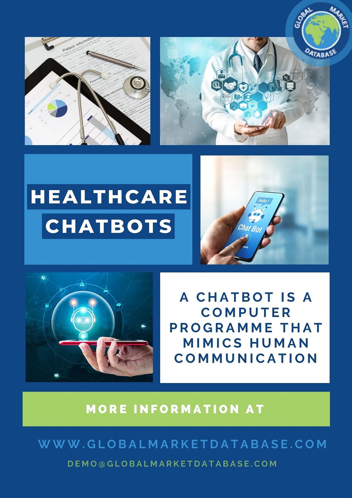 Chatbot Technology in Healthcare Environment | by Global Market | Medium