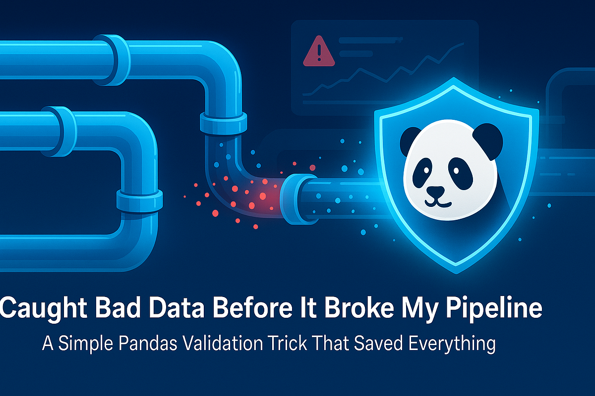 Caught Bad Data Before It Broke My Pipeline — All Thanks to This Pandas ...