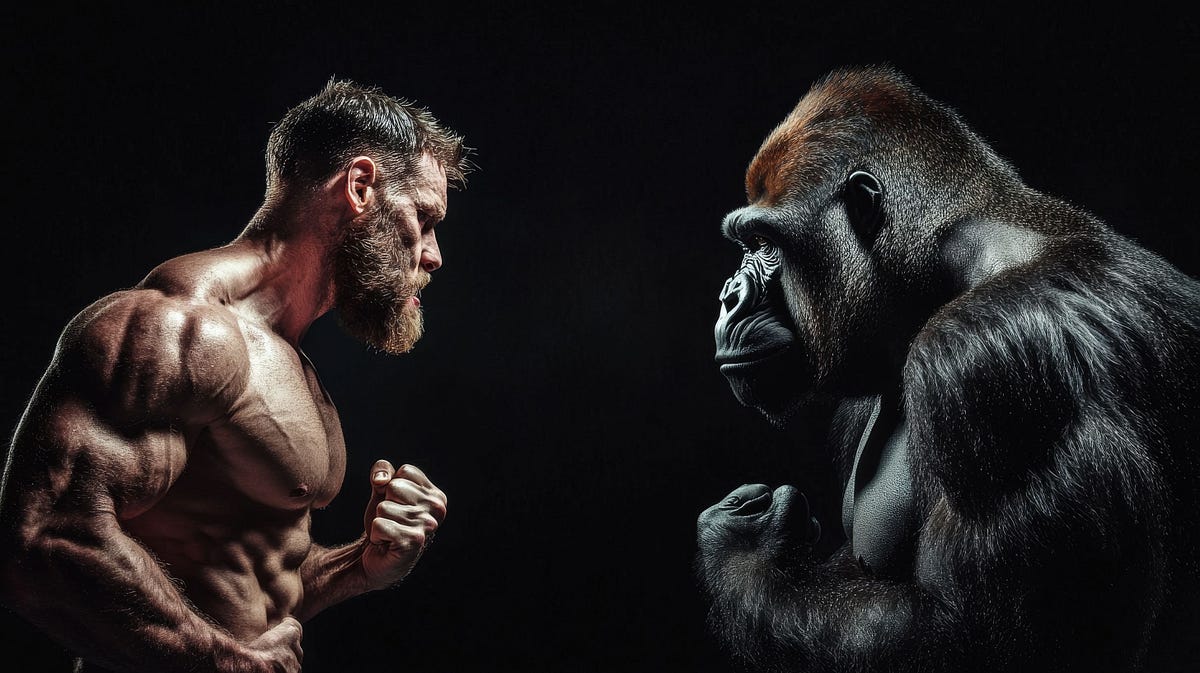 100 Men vs. 1 Gorilla: The Internet Fight We Didn’t Know We Needed | by ...