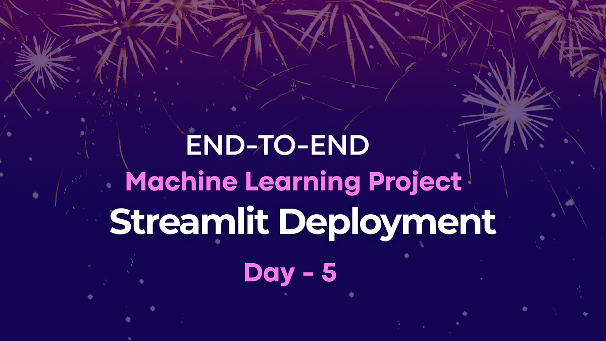 End-to-End Machine Learning Project Day 5 | by Ashira Maharjan | Jan ...