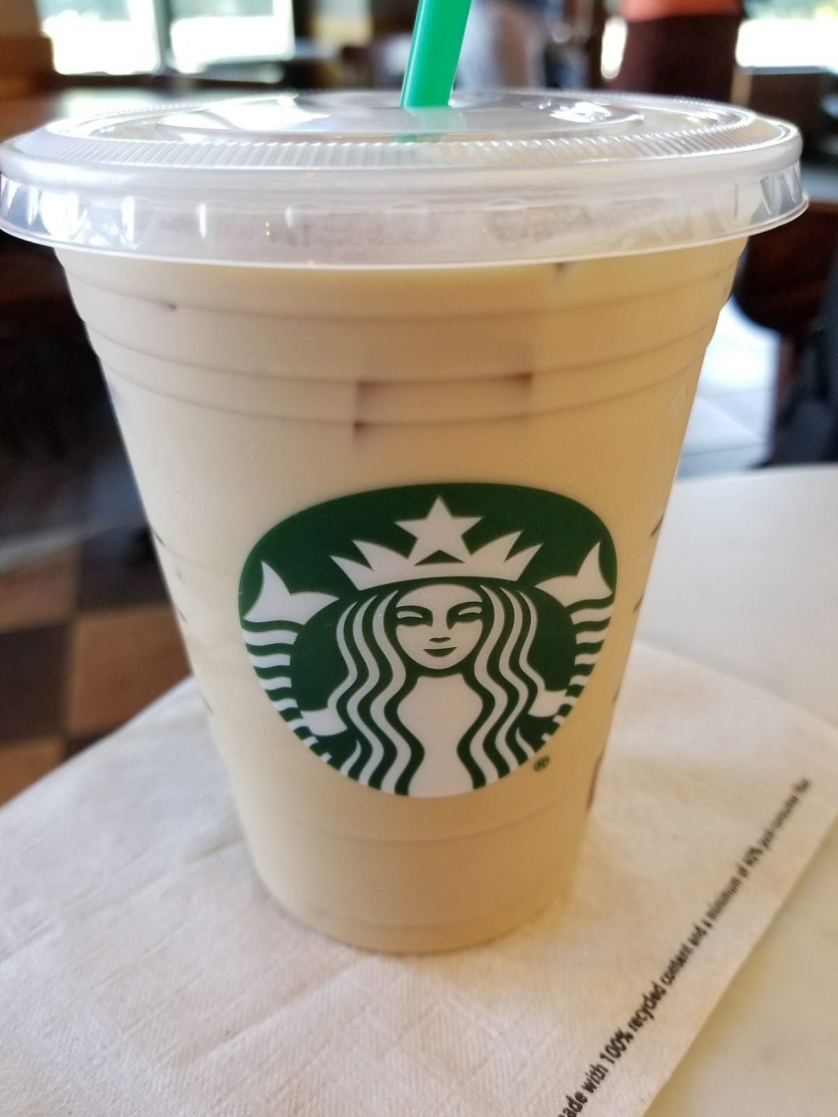 Starbucks Iced Flat White Review. Like a bad photograph of a dear old by Alex Rowe Medium