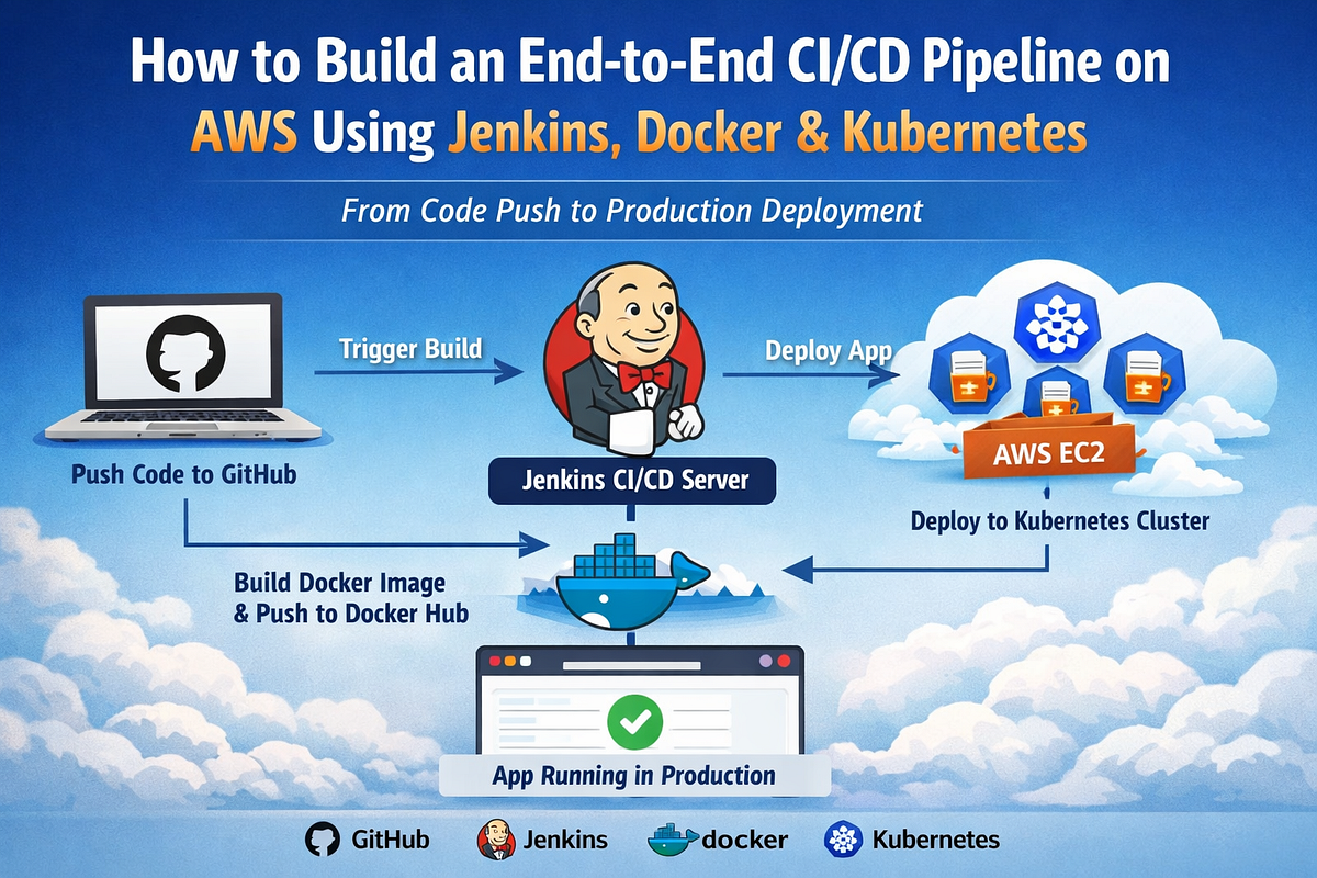 How to Build an End-to-End CI/CD Pipeline on AWS Using Jenkins, Docker ...