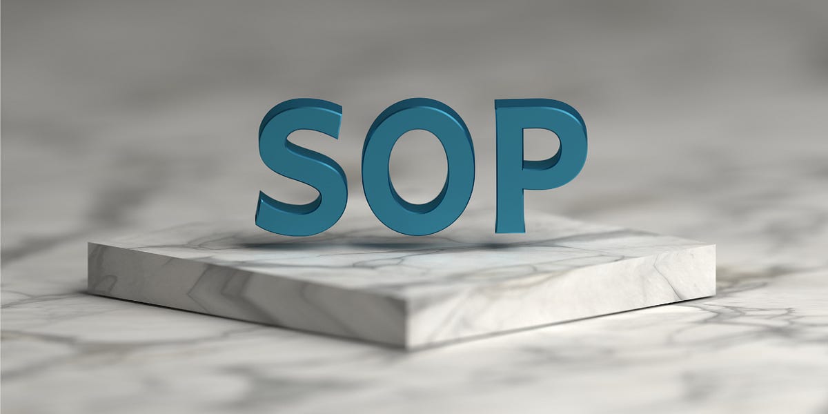 TRAINING EASY METHODE TO WRITE SOP | by Azmideri | Medium