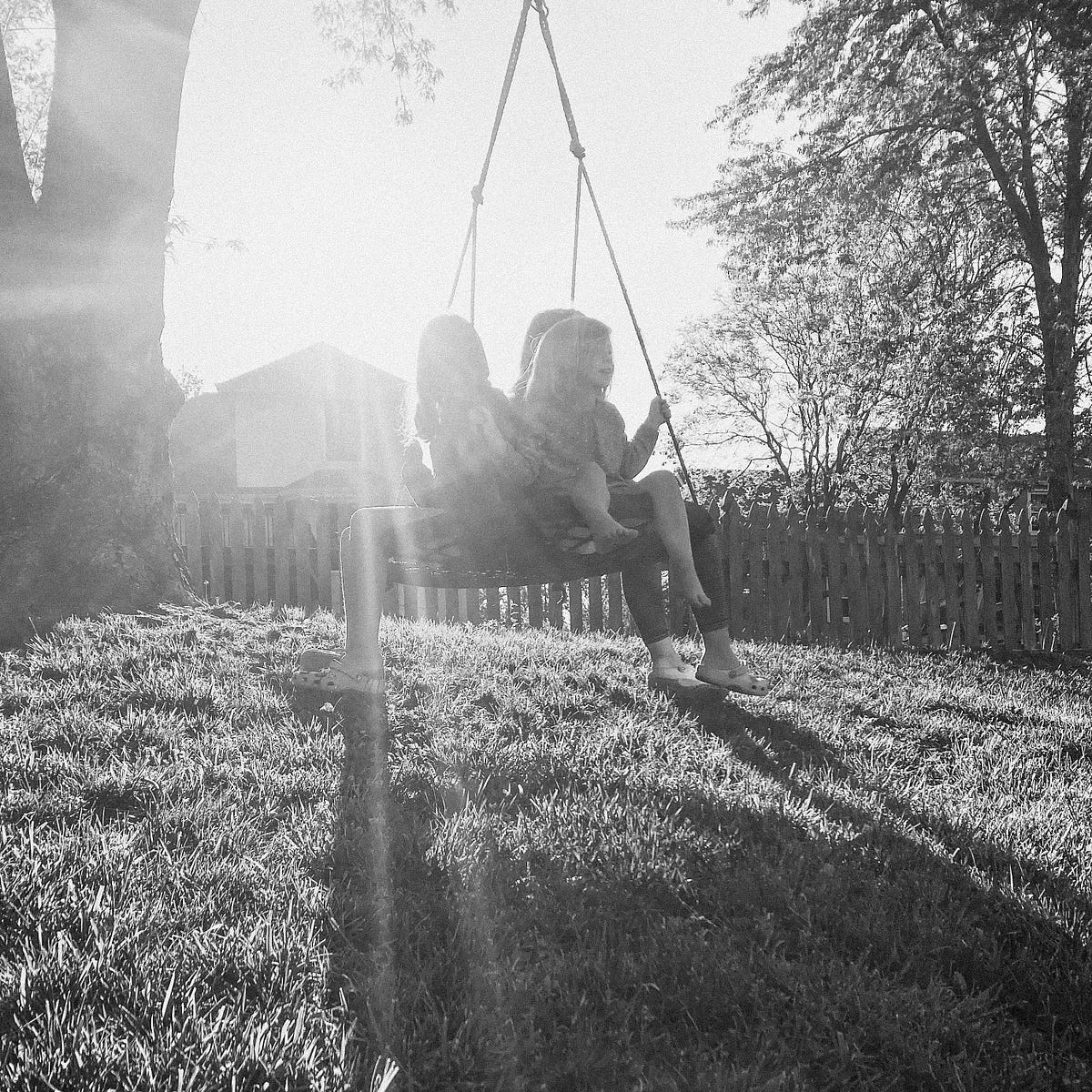 The Girls Need a Swing. A meandering lesson in being human… | by Jason ...