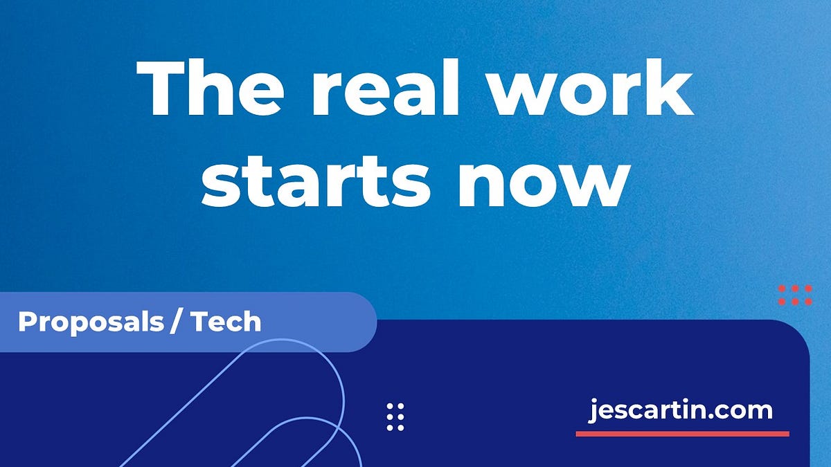 The real work starts now.. This is a recap of the most valuable… | by ...