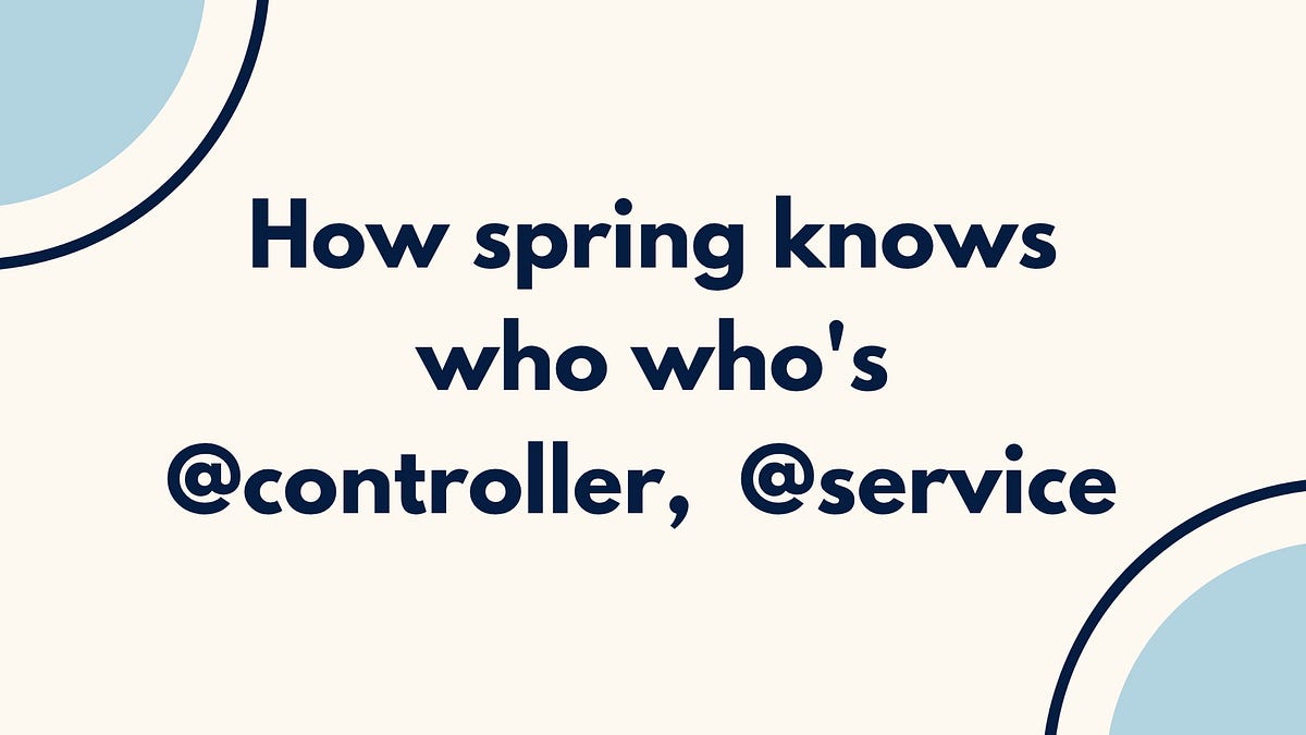 How Spring Boot Knows What’s What: @Controller vs @Service Unplugged ...