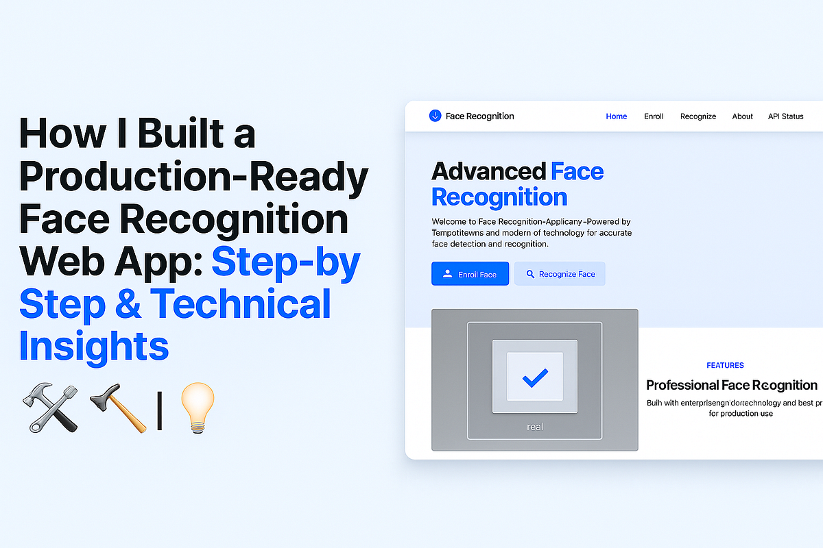 How I Built a Face Recognition Web App with Node.js & TensorFlow.js | Medium