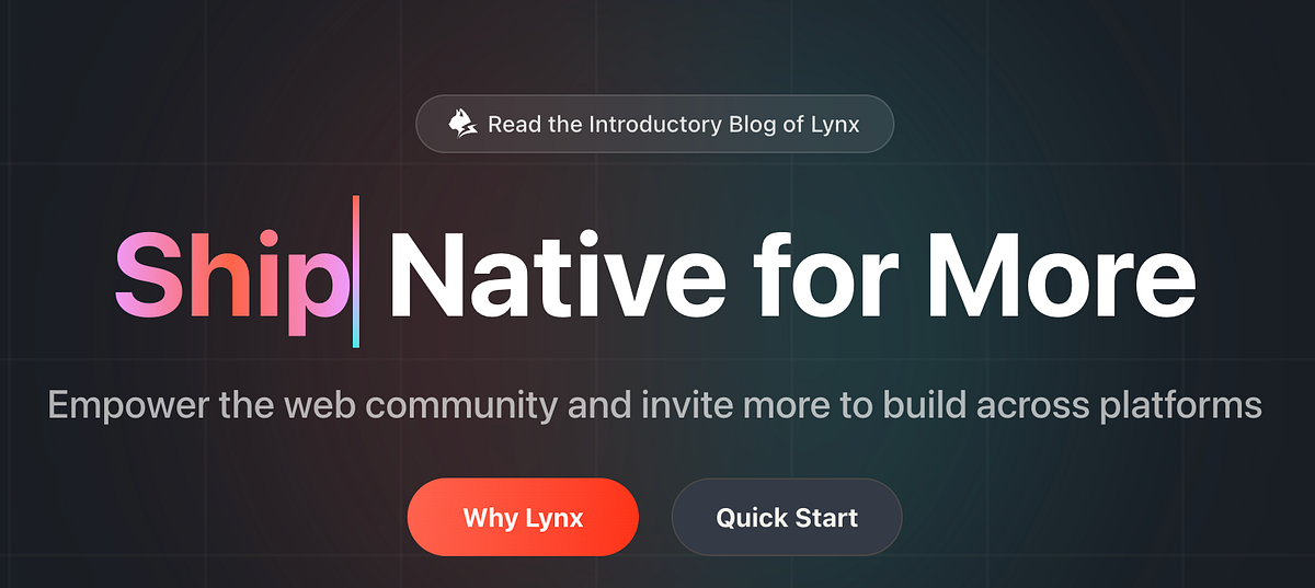 Lynx.js: The Emerging Flutter Killer? | by Jaime | Medium