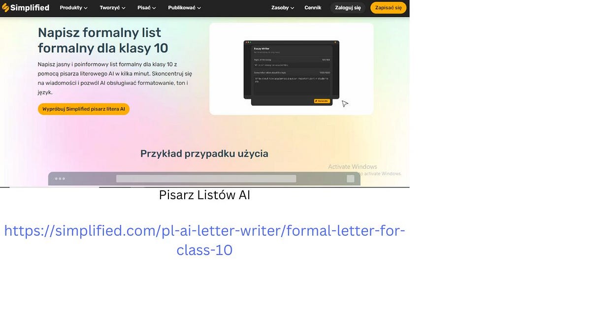 List Formalny do Autora Listu z Klasy 10 — Skuteczne Szkolenie Online ...
