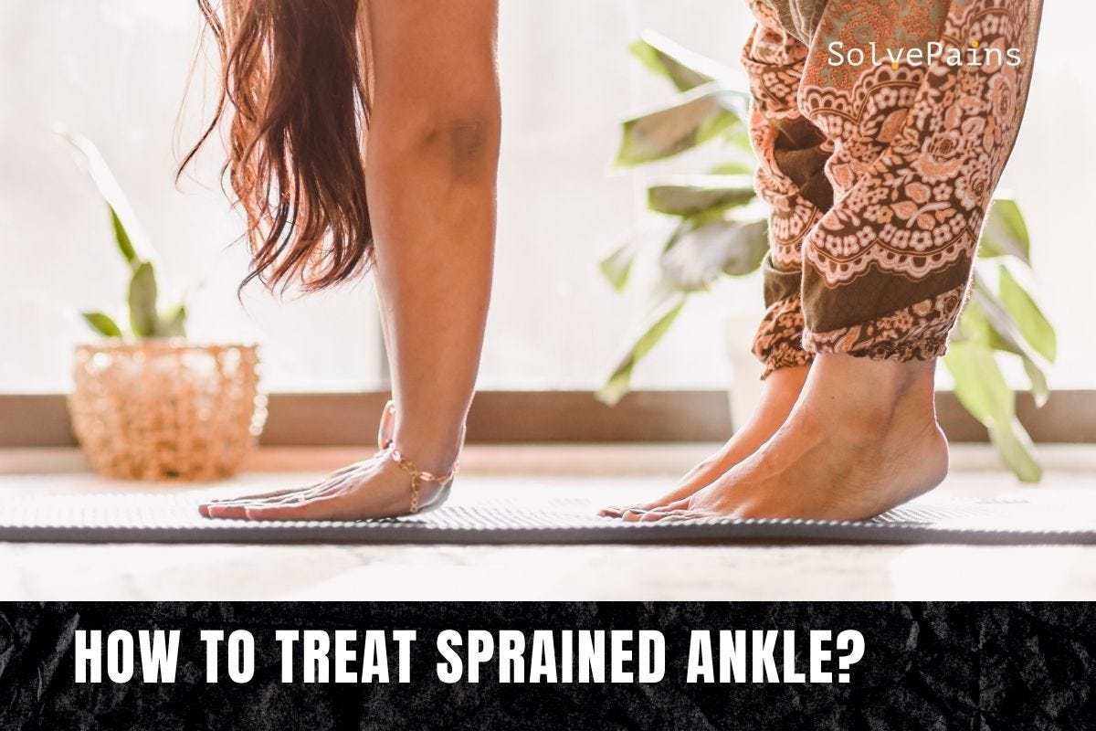 How to treat sprained ankle? Ice and hot for sprained ankle, which is better? | by SolvePains ...