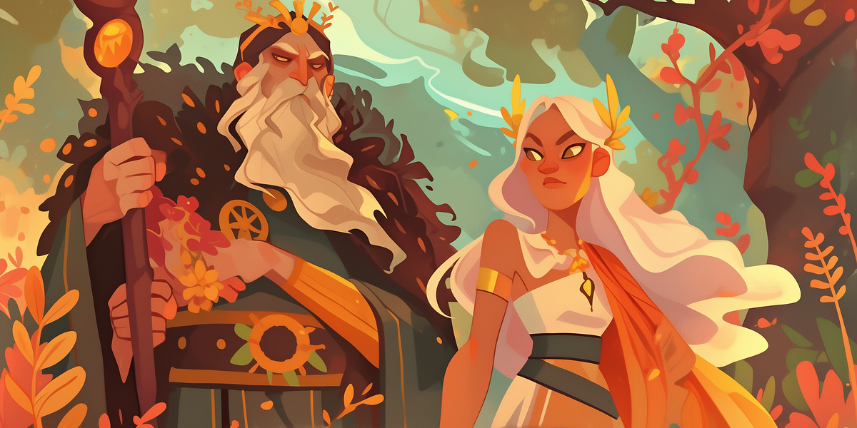 Persephone & Hades 🌺💀. It’s autumn! The leaves are turning… | by Gabi ...