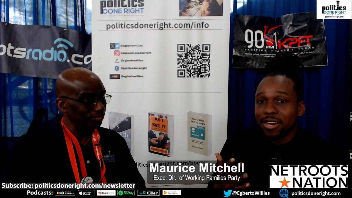 Maurice Mitchell, Exec. Dir. of the Working Families Party discusses ...
