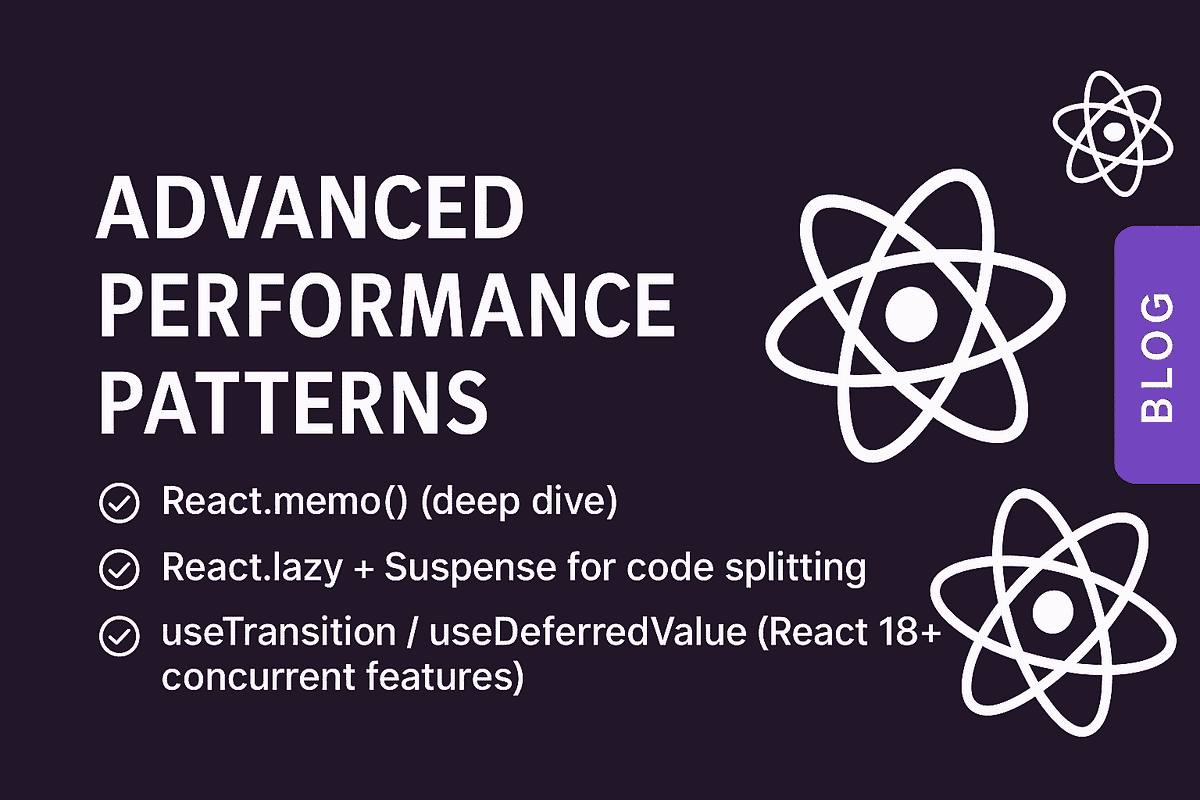Advanced React Performance Patterns — Deep Dive Into Memoization Code Splitting And Concurrent 7444