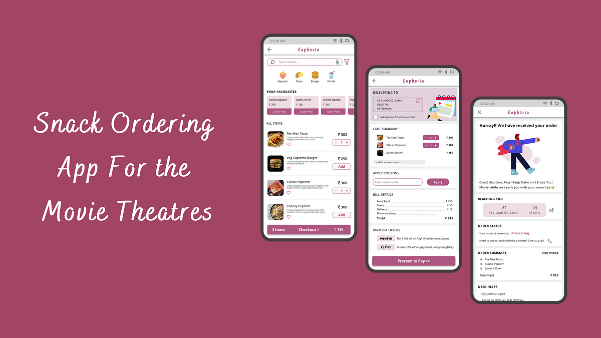 UI/UX Case Study: Ordering Snacks at the Movie Theatre | by Nishi Diwan ...