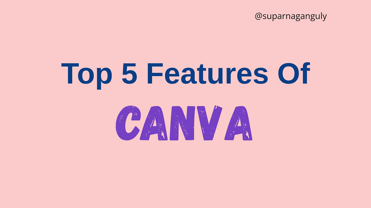 Top 5 Features Of Canva | by Suparna Ganguly | Medium