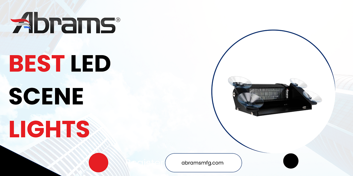 Abrams MFG LED Scene Lights: Illuminate Large Areas with Powerful LED Technology | by Abrams MFG ...