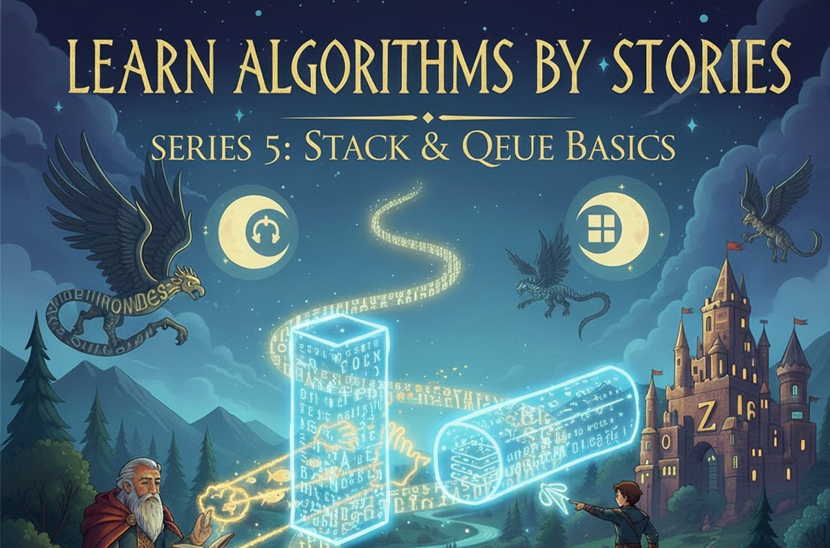 Learn Algorithms by Stories. Series 5: Stack & Queue Basics | by Babek Naghiyev | Medium