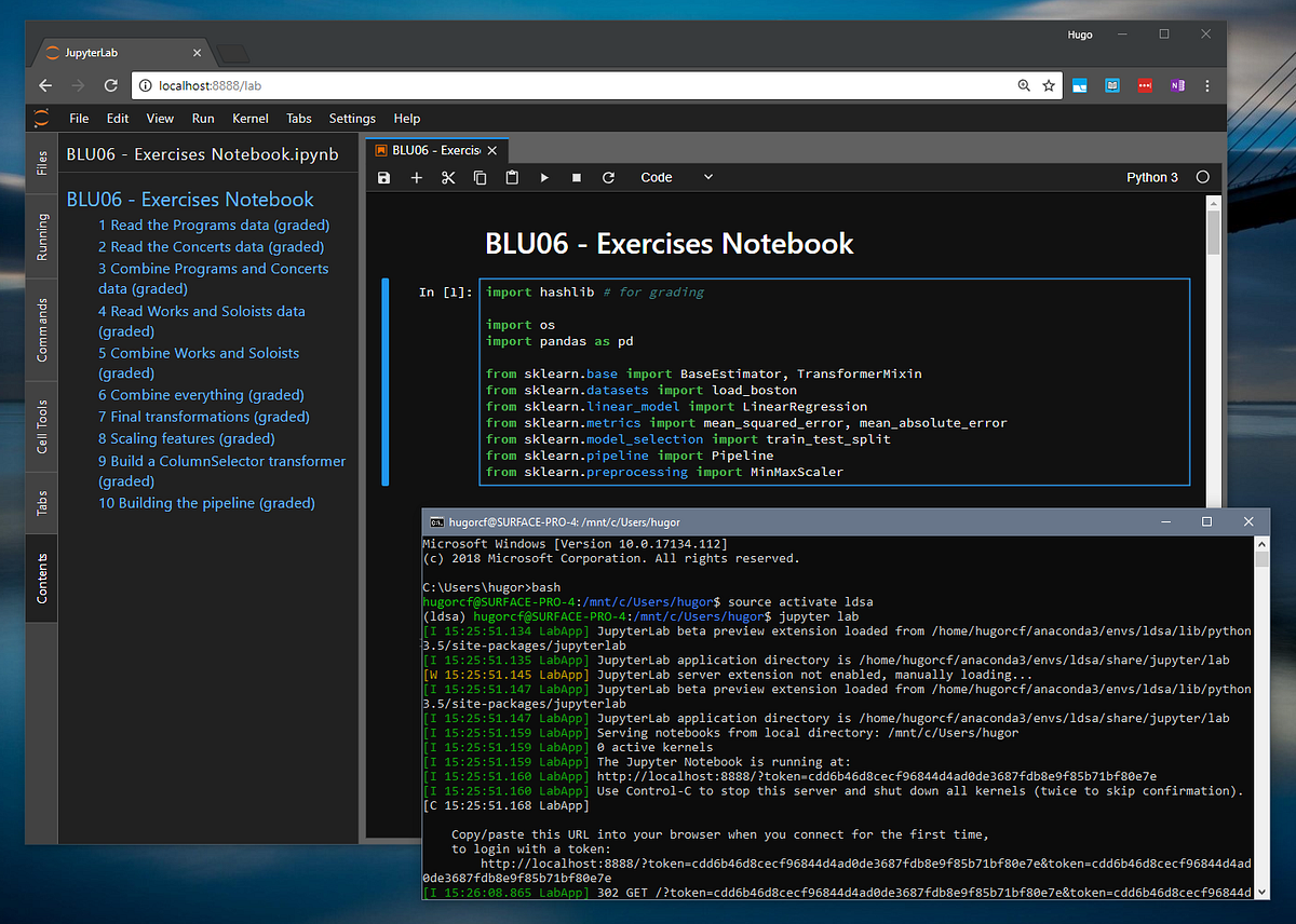 Using Windows Subsystem for Linux for Data Science | by Hugo Ferreira | Hugo Ferreira’s blog ...