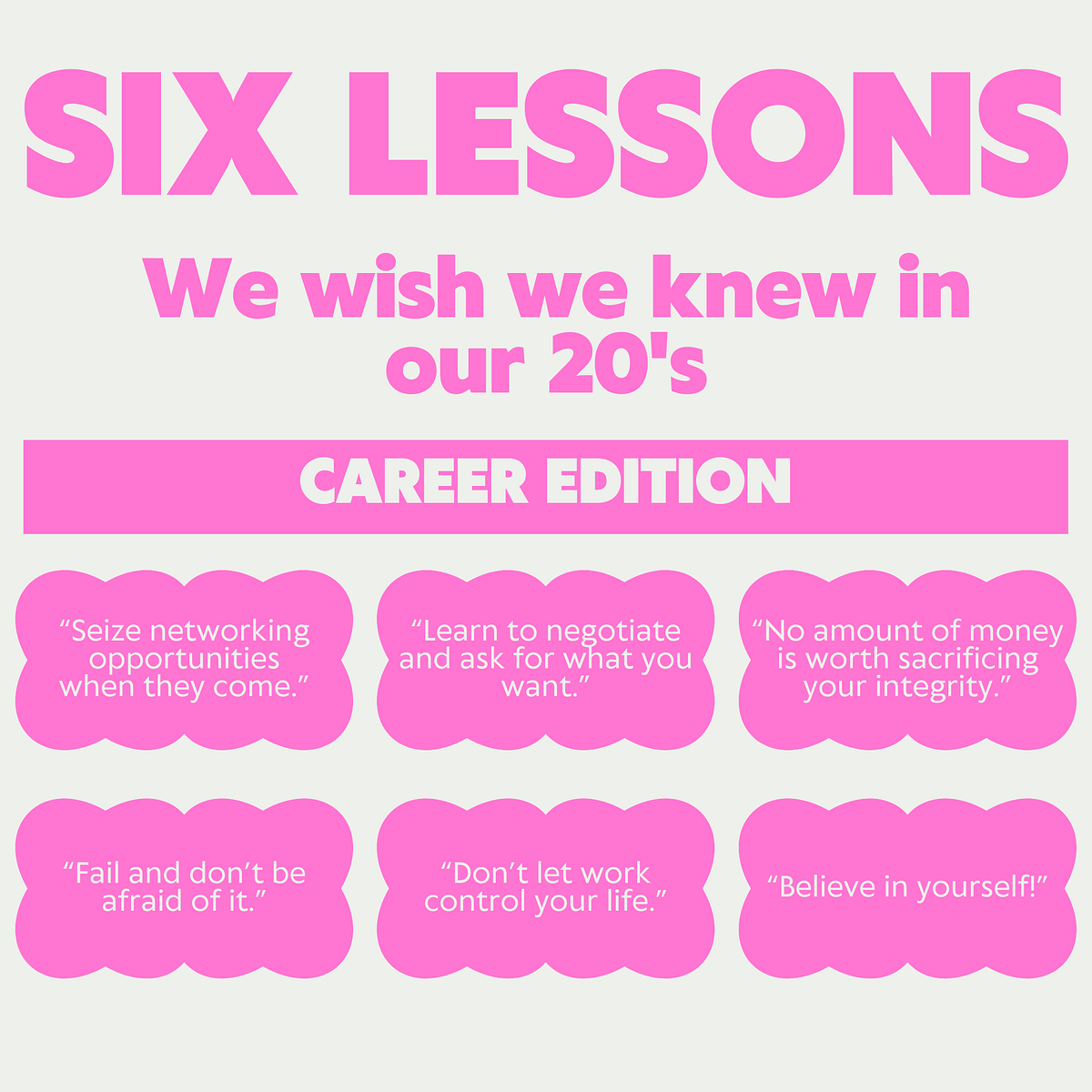 Six Career Lessons You’ll Wish You Knew in Your 20s | by Kim Martin ...