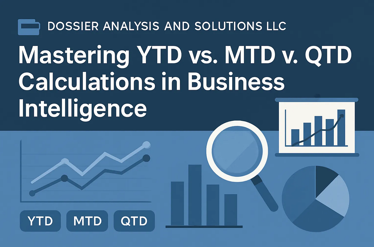 💻 Mastering DAX — YTD vs MTD vs QTD | by Tomas Kutac | Microsoft Power BI | Aug, 2025 | Medium