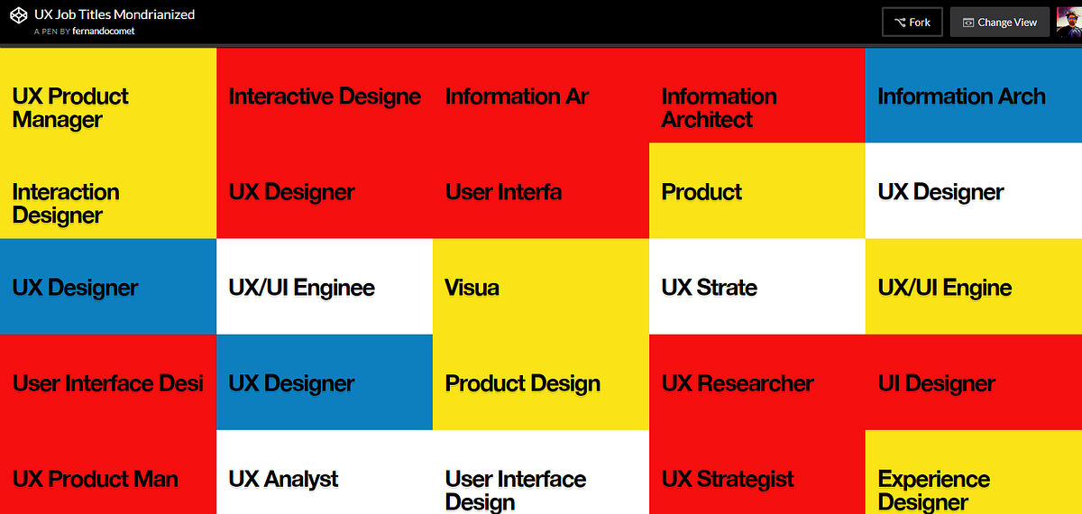 UX Job Titles Screensaver. There´s a lot of talk about UX job… | by ...