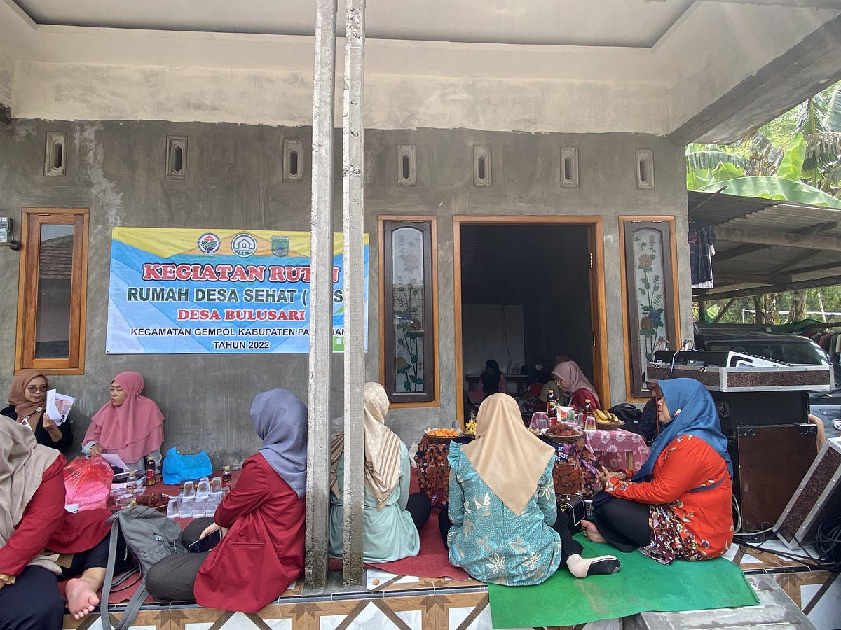 Sosialisasi Rumah Desa Sehat (RDS) Bulusari bersama KKN-P 20 UMSIDA ...