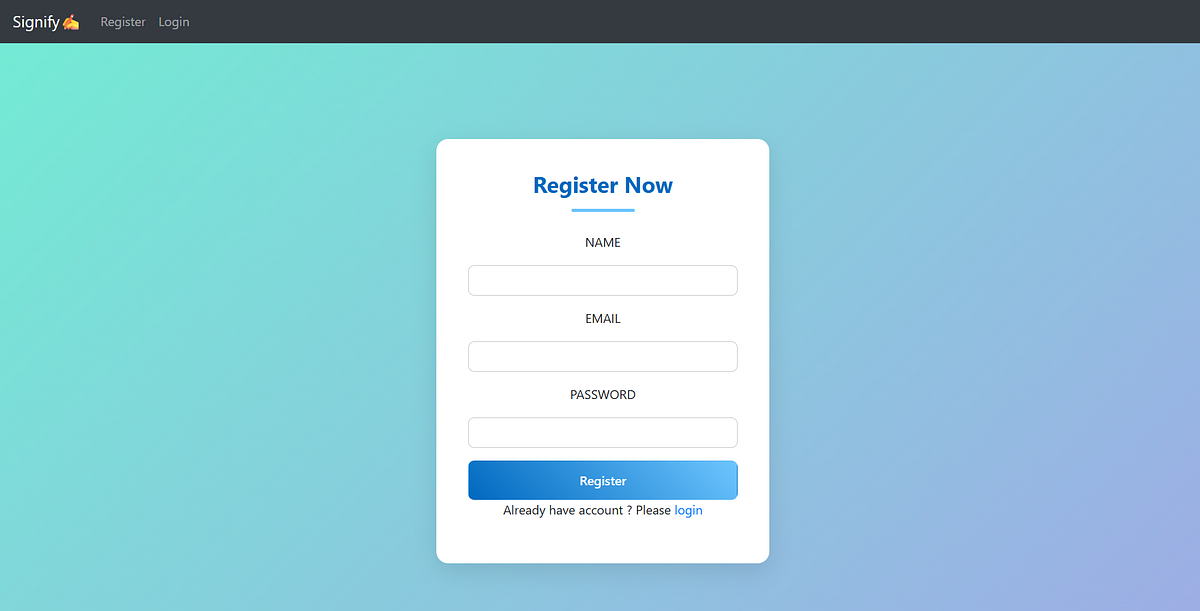 Signify ️- User Registration. Building a Simple React + Firebase… | by ...