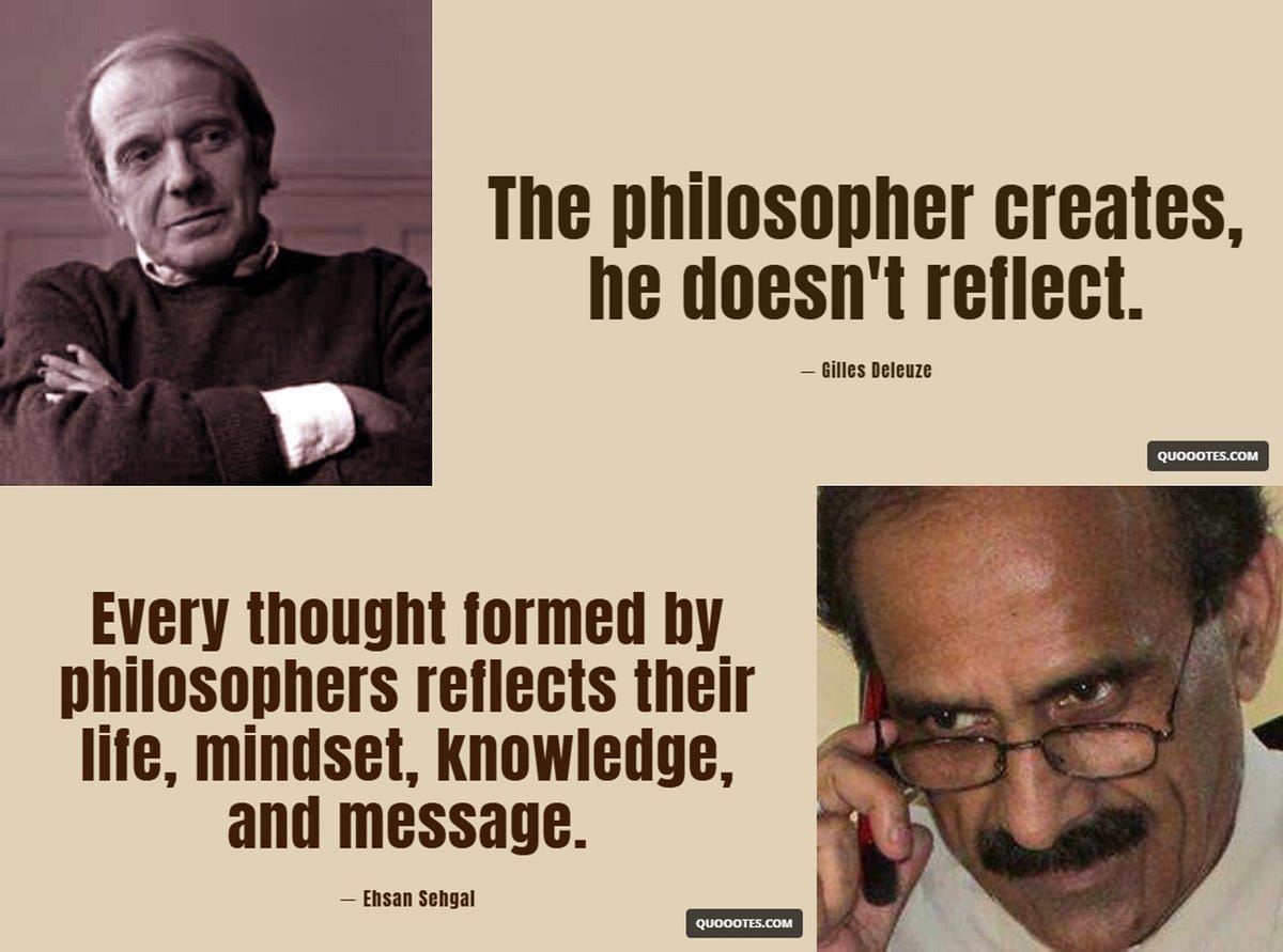 “Every Thought Formed by Philosophers Reflects Their Life, Mindset ...