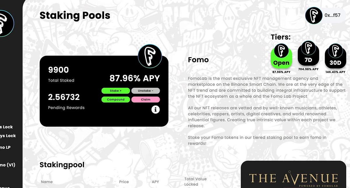 $FOMO Staking pools are live. We are delighted to announce that we ...