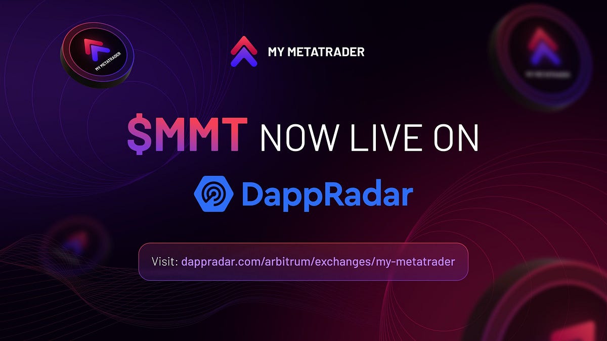 MyMetaTrader is officially LIVE ON DappRadar - Septer Eighteen - Medium