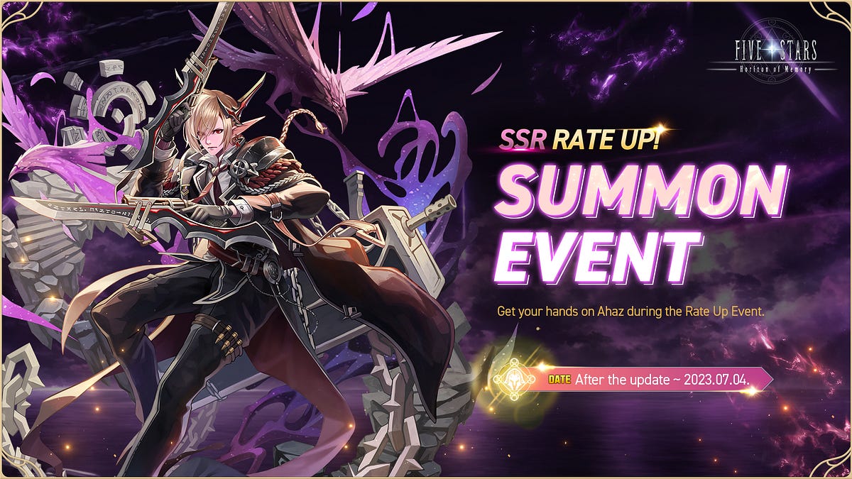 [five Stars] Summon Rate Up Event Notice By Mineralhub Mineral Hub Official Blog Medium