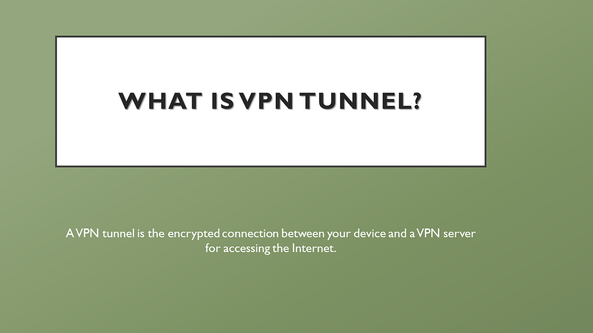 What is a tunnel? | Tunnels in Networks | by Butterfly Tech | Medium
