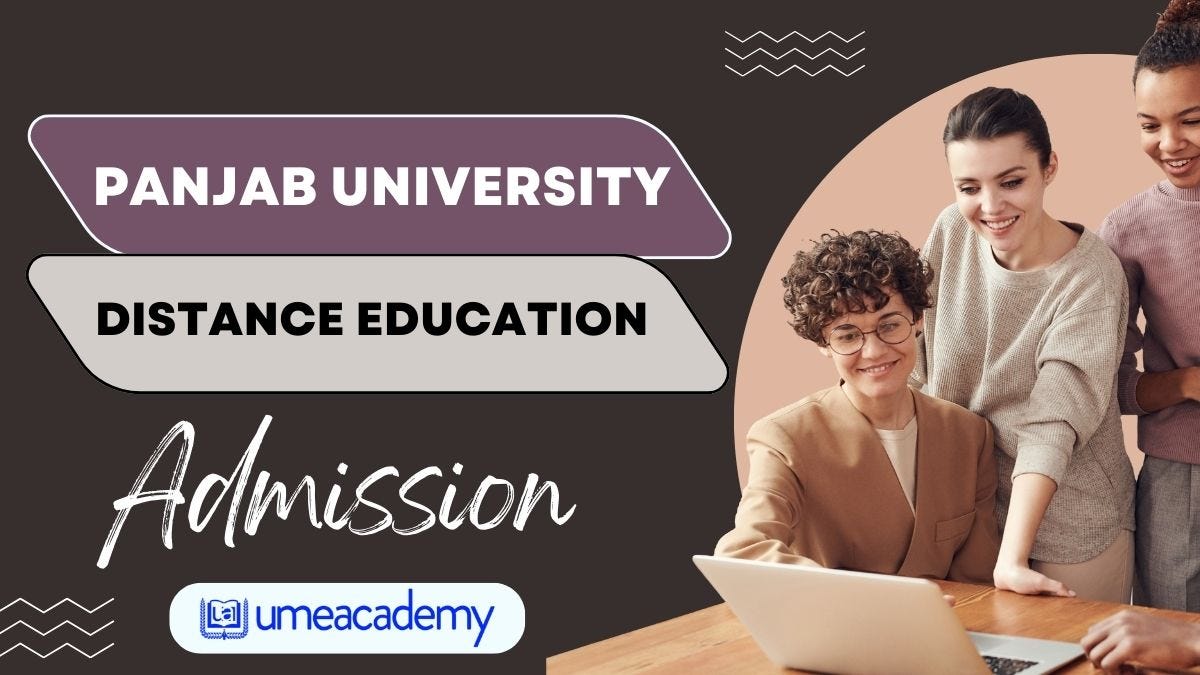 Panjab University Distance Education Admission - distancecolleges - Medium