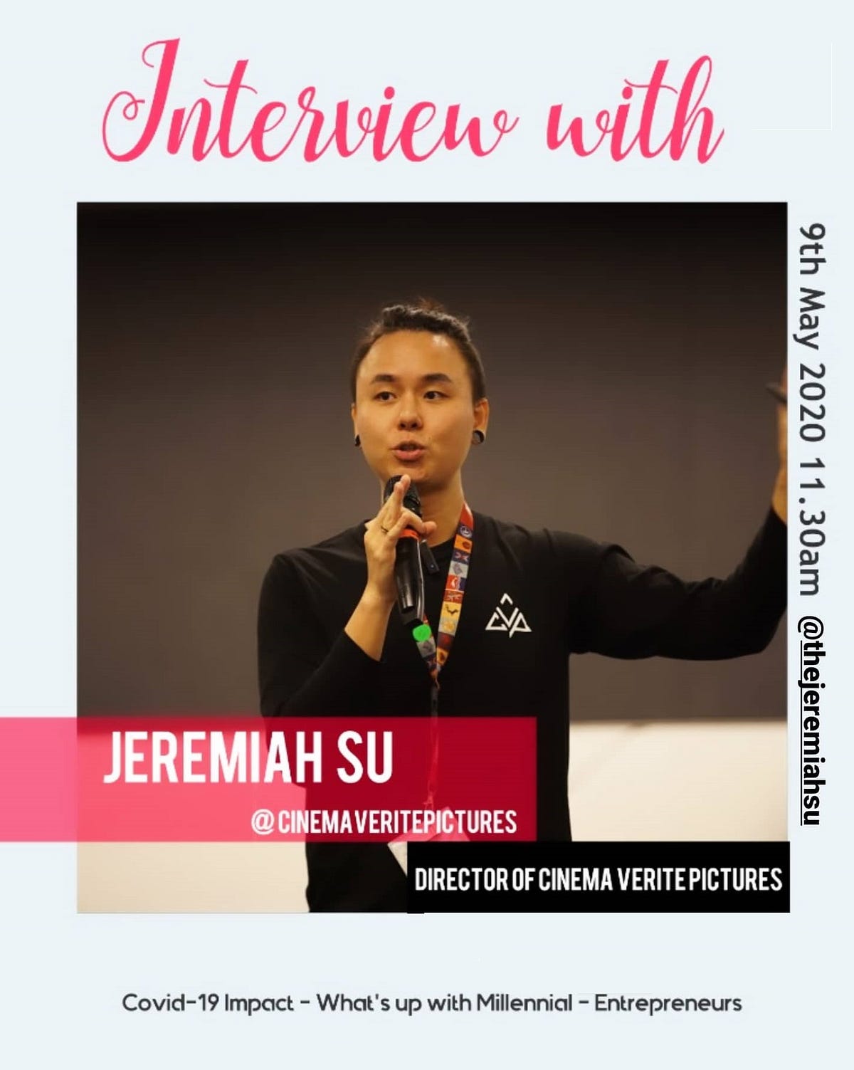 Interview with Millennial Entrepreneur — Jeremiah Su | by T.Sarah | Medium