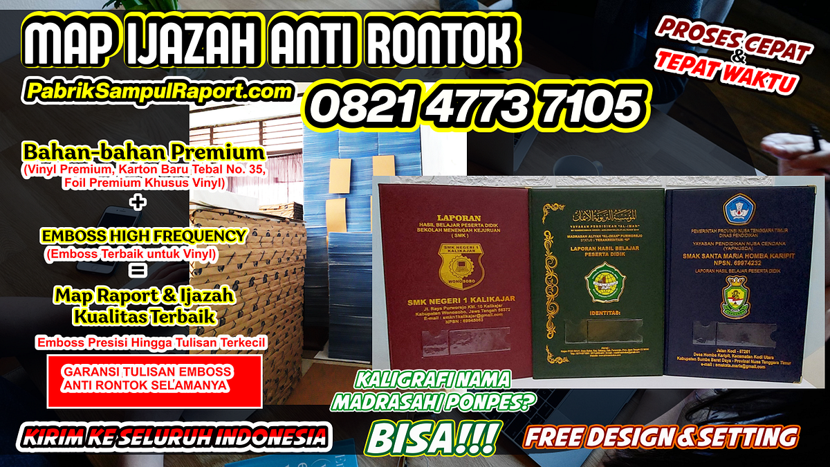 0821–4773–7105 Sampul Raport Smk Map Ijazah di Bengkulu Tengah | by ...