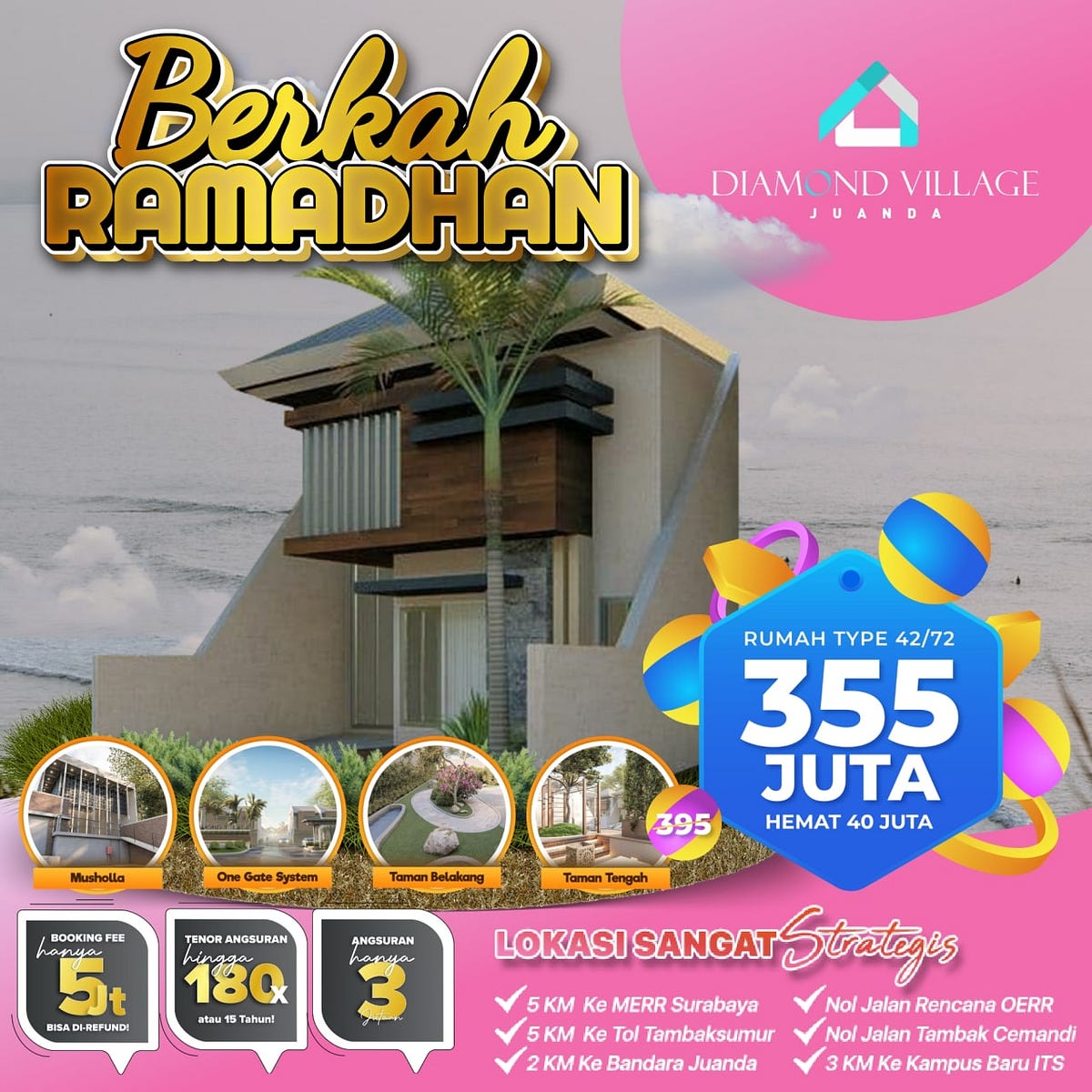 Perumahan Baru Harga 300 Jtan Paling Dicari Lokasi Sangat Strategis - perumahan sedatisidoarjo ...