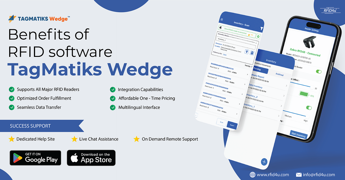 Tagmatiks Wedge RFID Software - RFID4U - Medium
