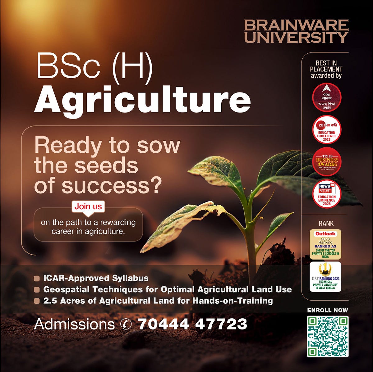 Embrace a Future in Agriculture at Brainware University: BSc ...
