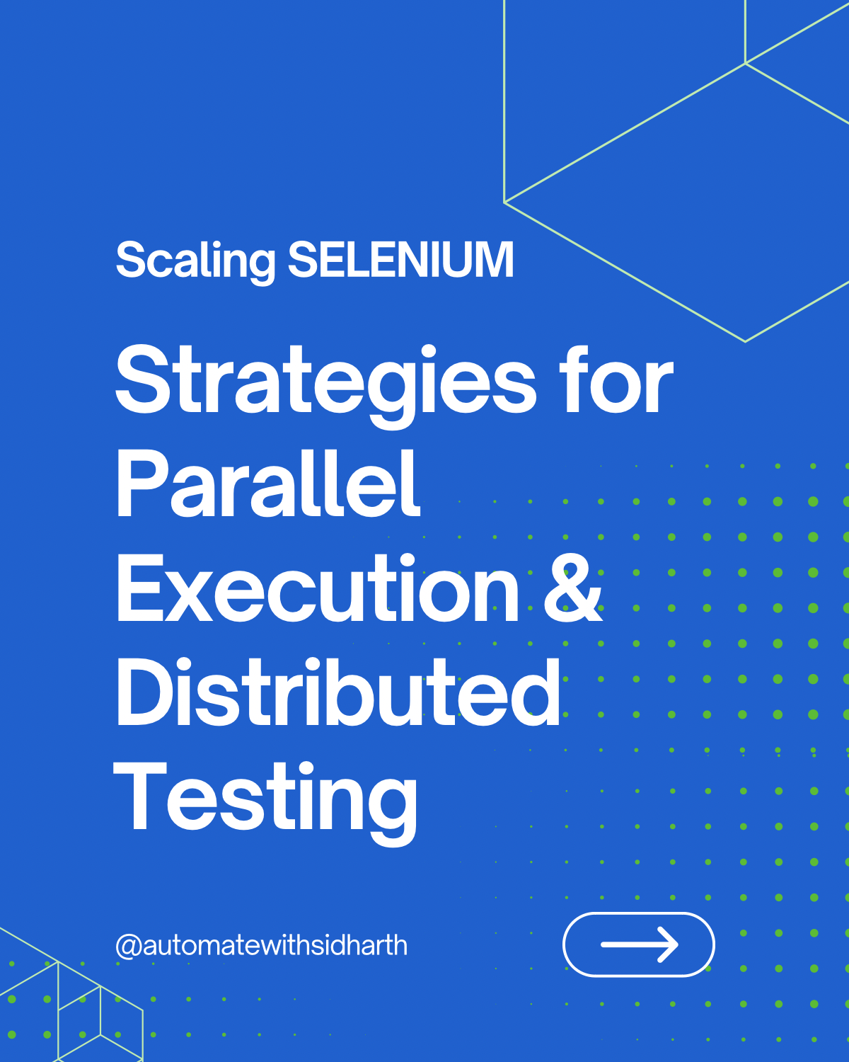 💛 Scaling Selenium Strategies For Parallel Execution And Distributed Testing By Sidharth