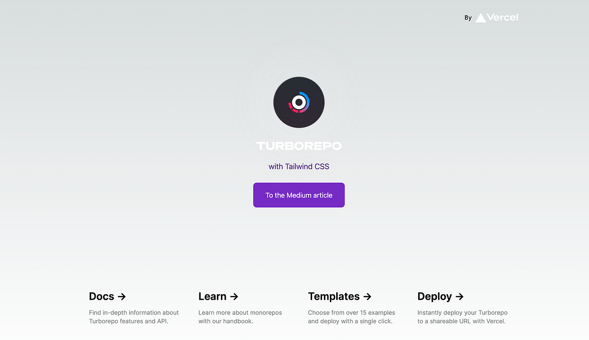 Using Tailwind CSS in a Turborepo with apps and packages | by Philipp Trentmann | Medium