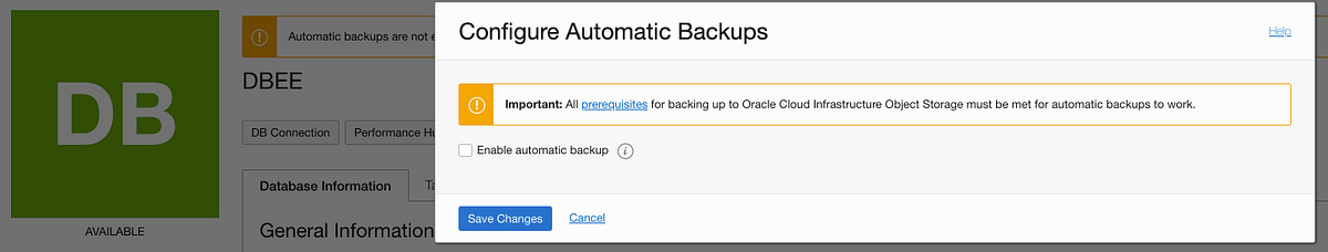 Oracle Database Cloud Service User Managed Backup using DBCLI— Part2 | by Harjul Jobanputra | Medium