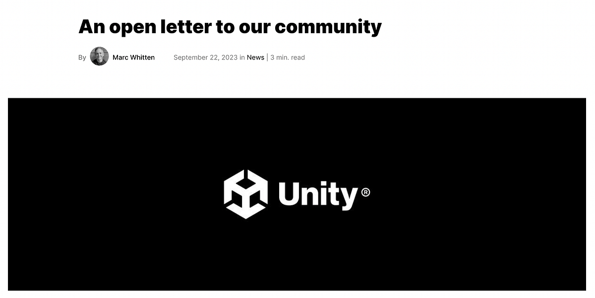 Unity has finally changed its runtime fee plans. Highlights 👇🏻 | by Anul Agarwal | Medium