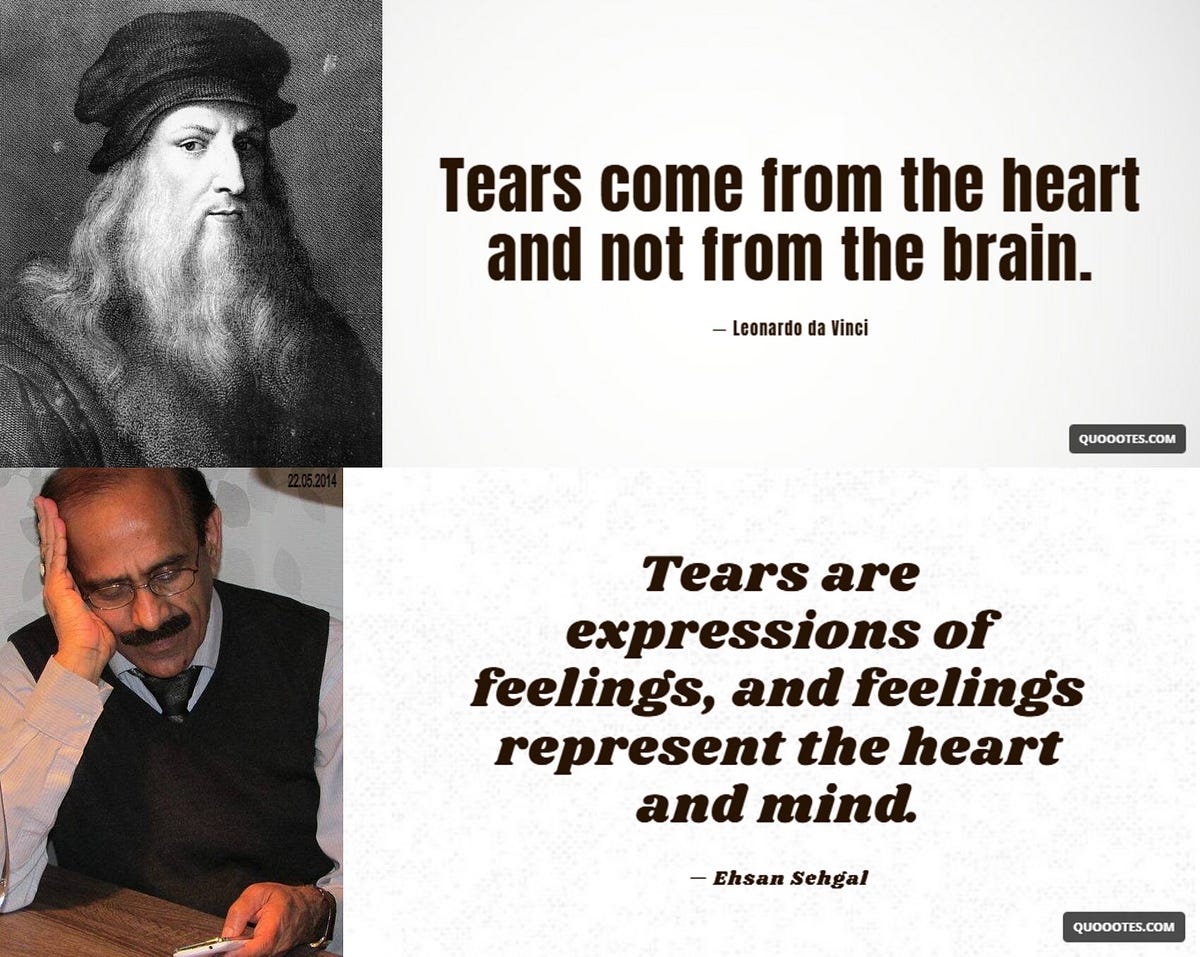 Tears are Expressions of Feelings | by Media Channel | Medium