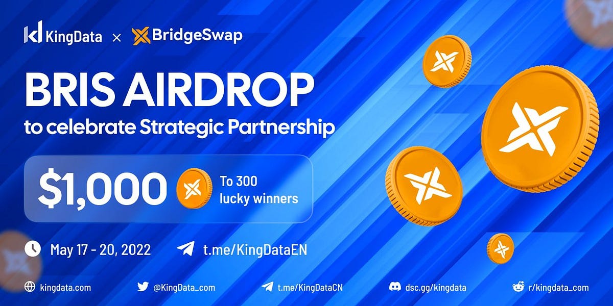 KingData $1000 BRIS Airdrop Gleam - Airdrop Gleam - Medium KingData $1000 BRIS Airdrop Gleam - Airdrop Gleam - Medium