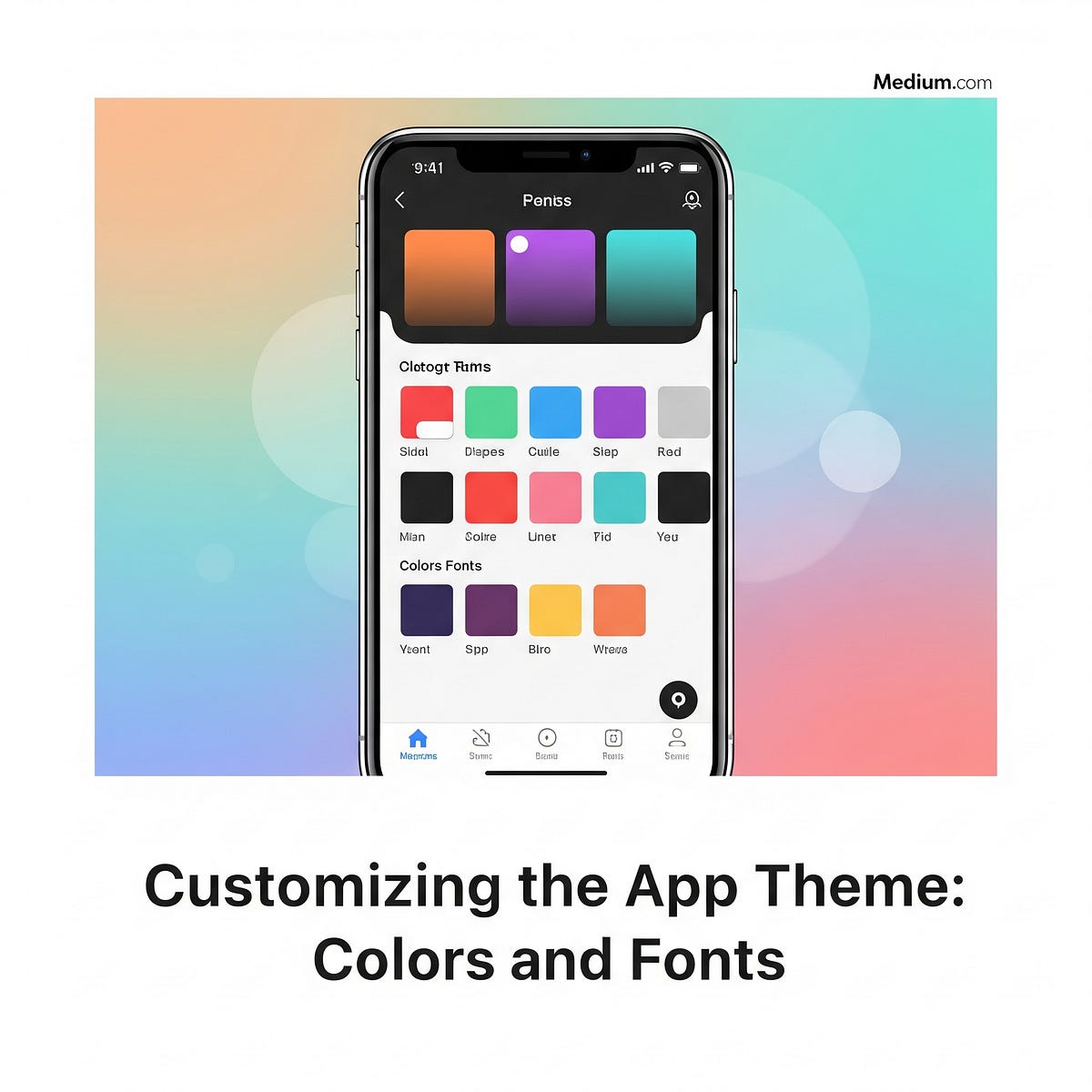 Customizing the App Theme: Colors and Fonts | by Harsh Kumar Khatri ...