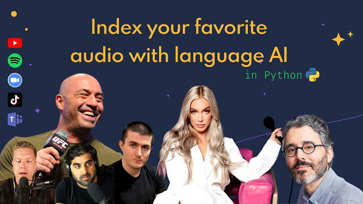 How to index your podcasts with language AI in Python | by Enias ...