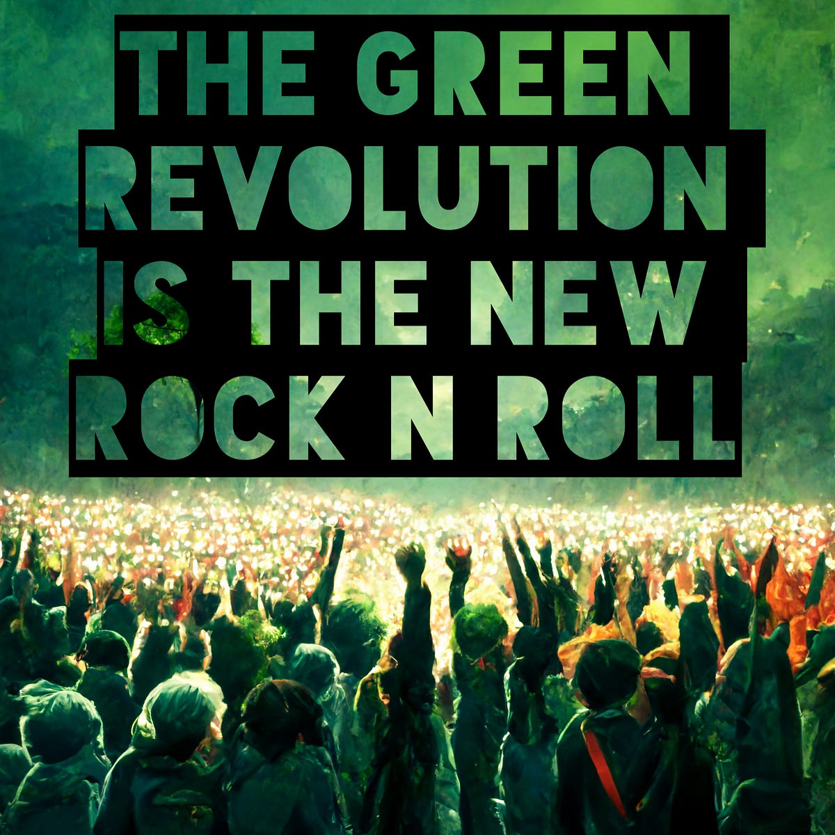 THE GREEN REVOLUTION IS THE NEW ROCK AND ROLL! | by Pete Kirtley | Medium